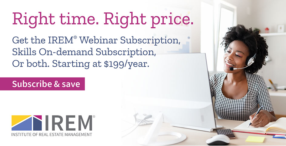 IREM subscriptions